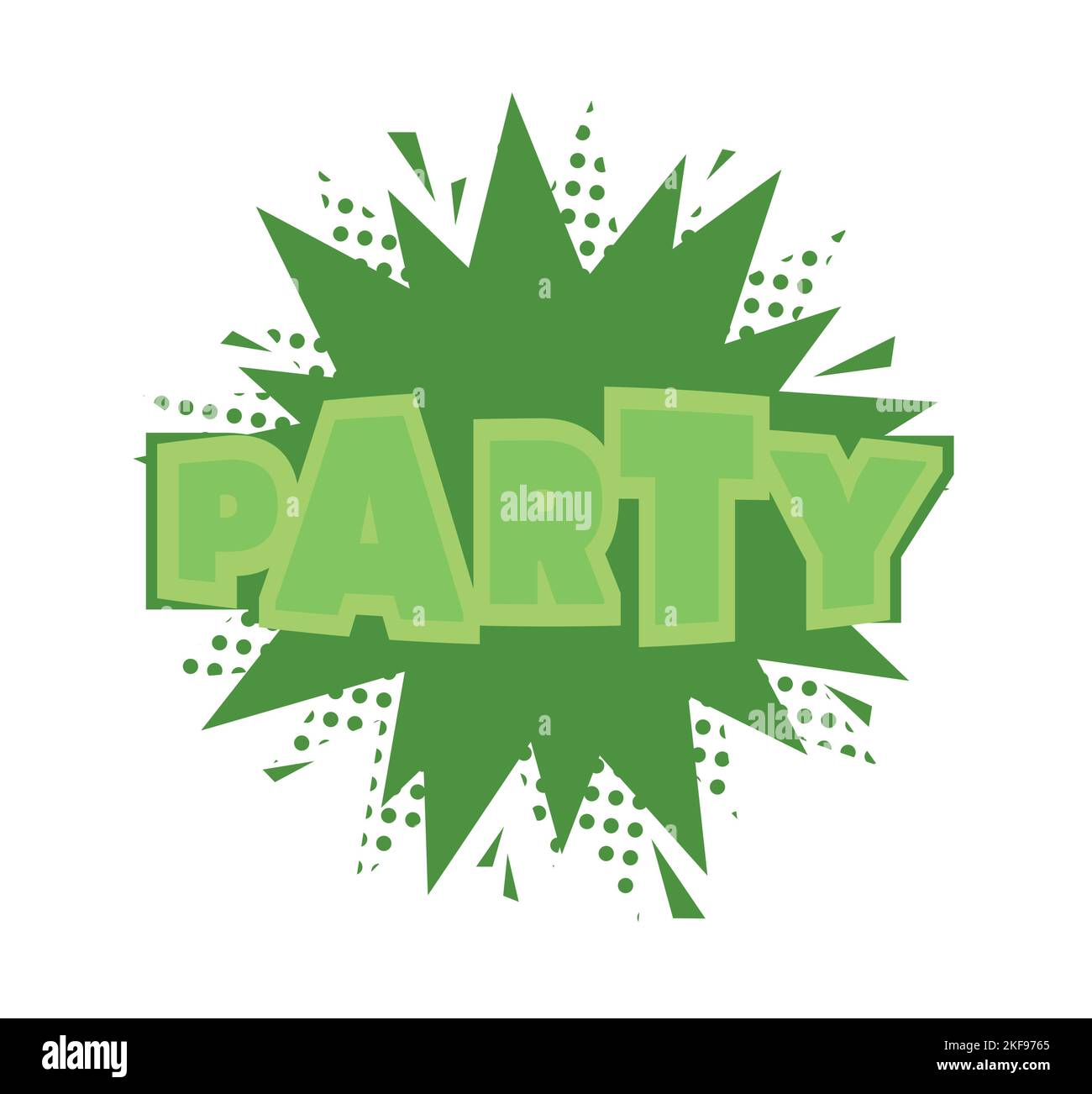 Party Sign Template Vector icon Stock Vector Image & Art - Alamy