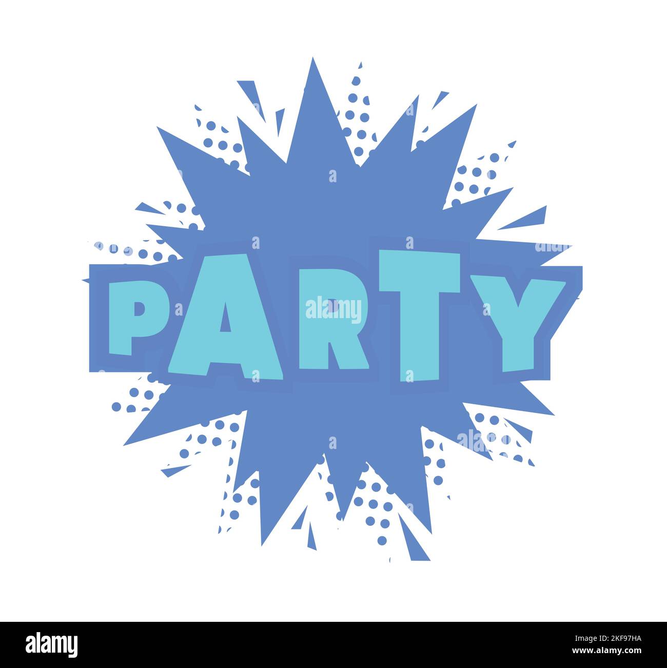 Party Sign Template Vector icon Stock Vector Image & Art - Alamy