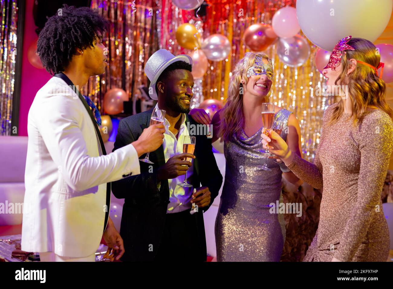 Diverse kid adult party hi-res stock photography and images - Alamy