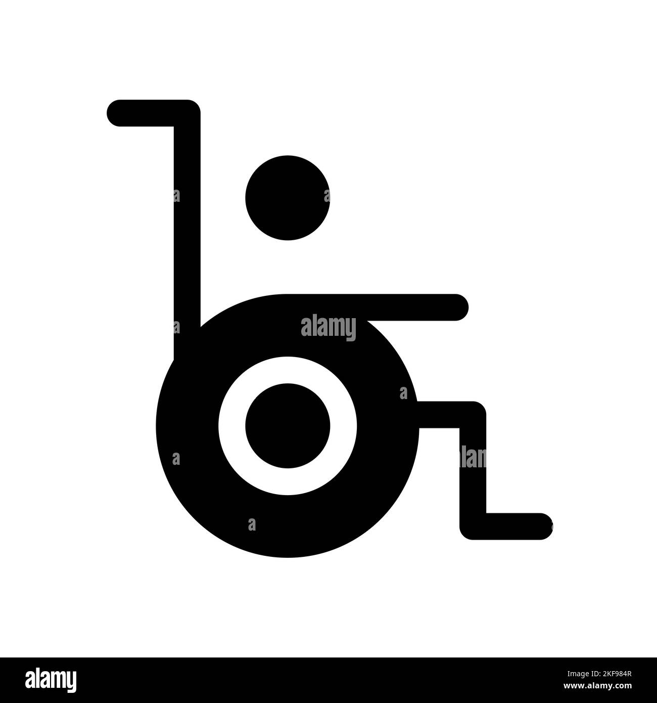 Disability character Black and White Stock Photos & Images - Alamy