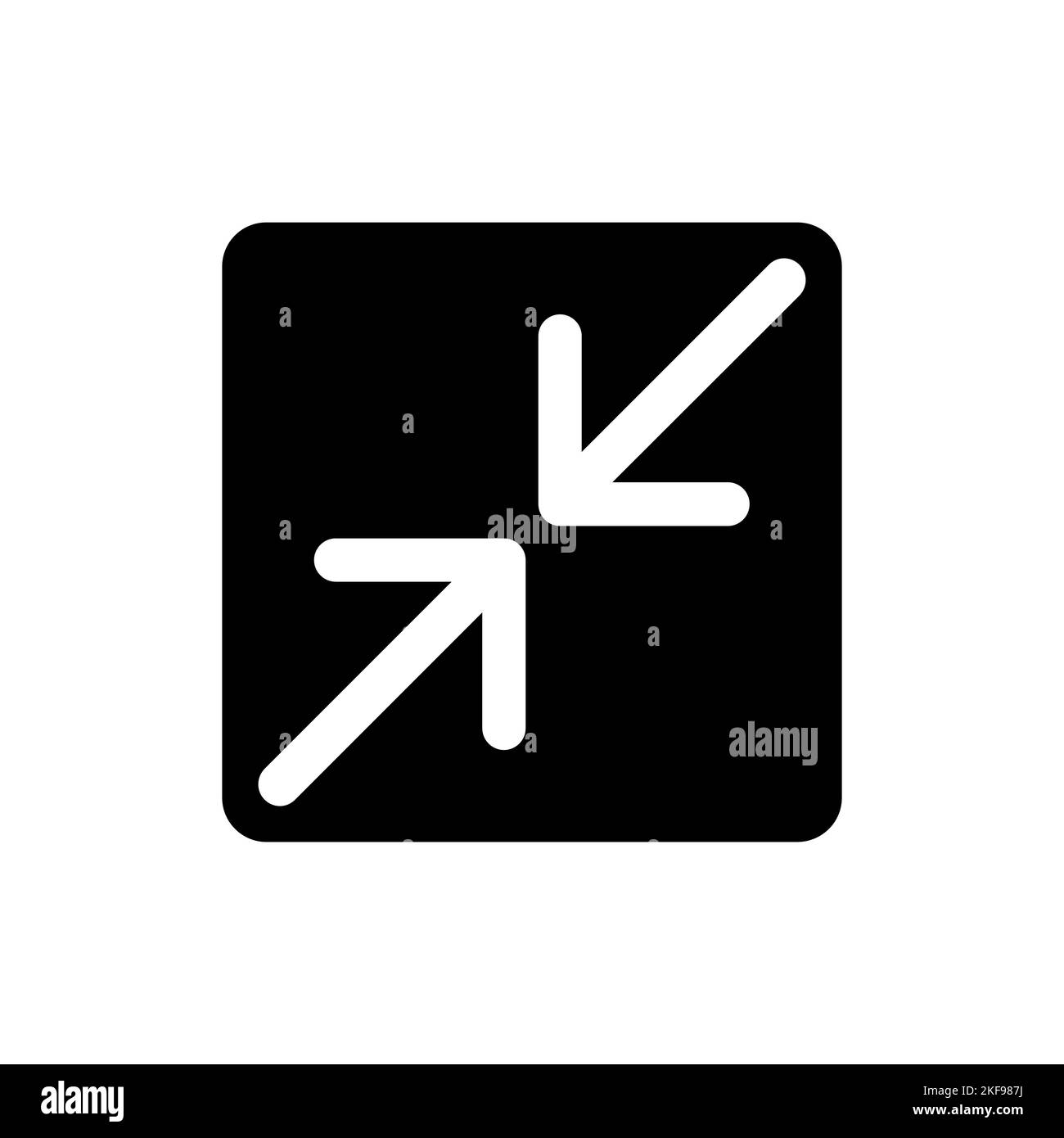 Minimizing symbol hi-res stock photography and images - Alamy