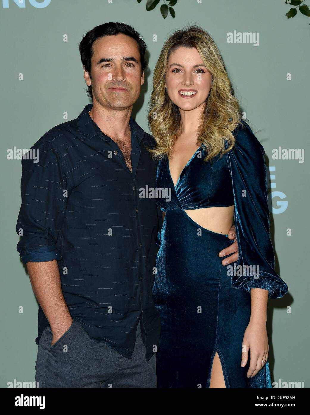 Westwood, CA, November 16, 2022. Jesse Bradford and Andrea Watrous ...