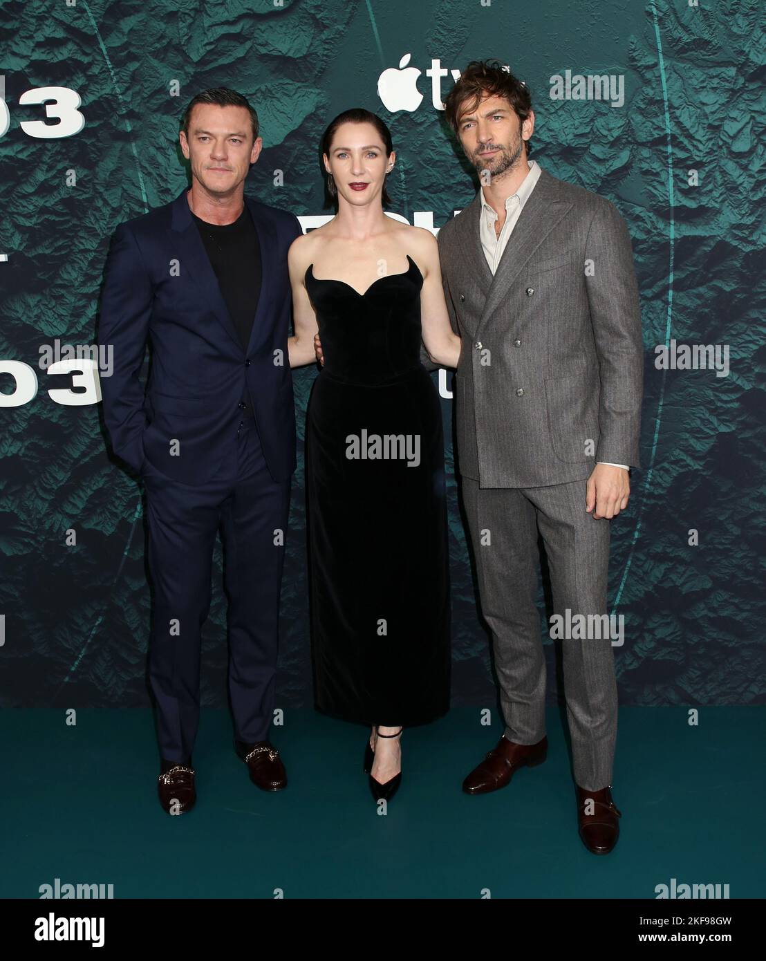 New York City, NY, November 16, 2022, Luke Evans, Jessica Ann Collins ...