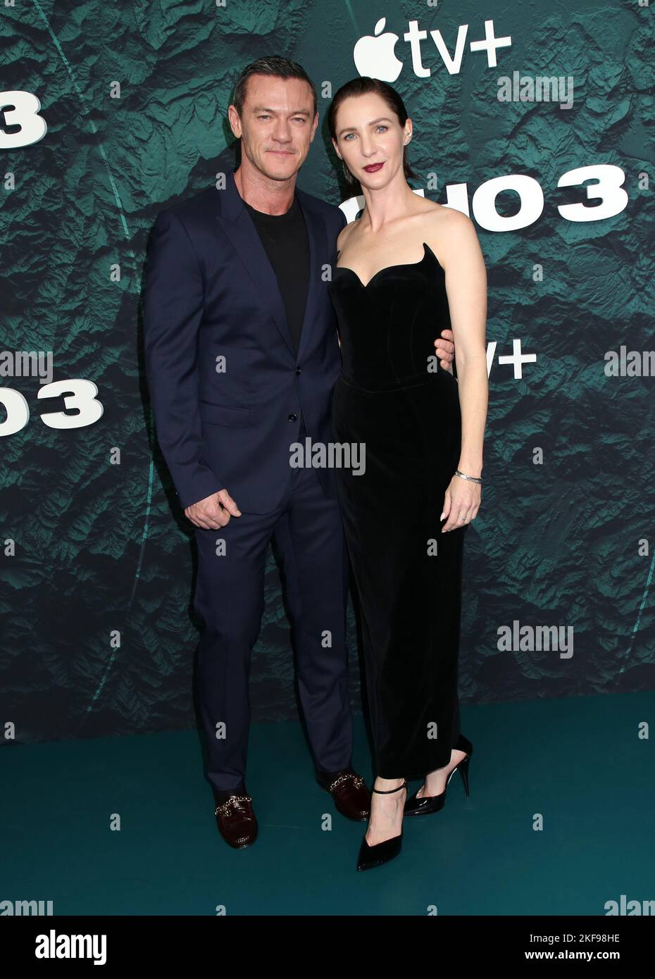 New York City, NY, November 16, 2022, Luke Evans and Jessica Ann ...