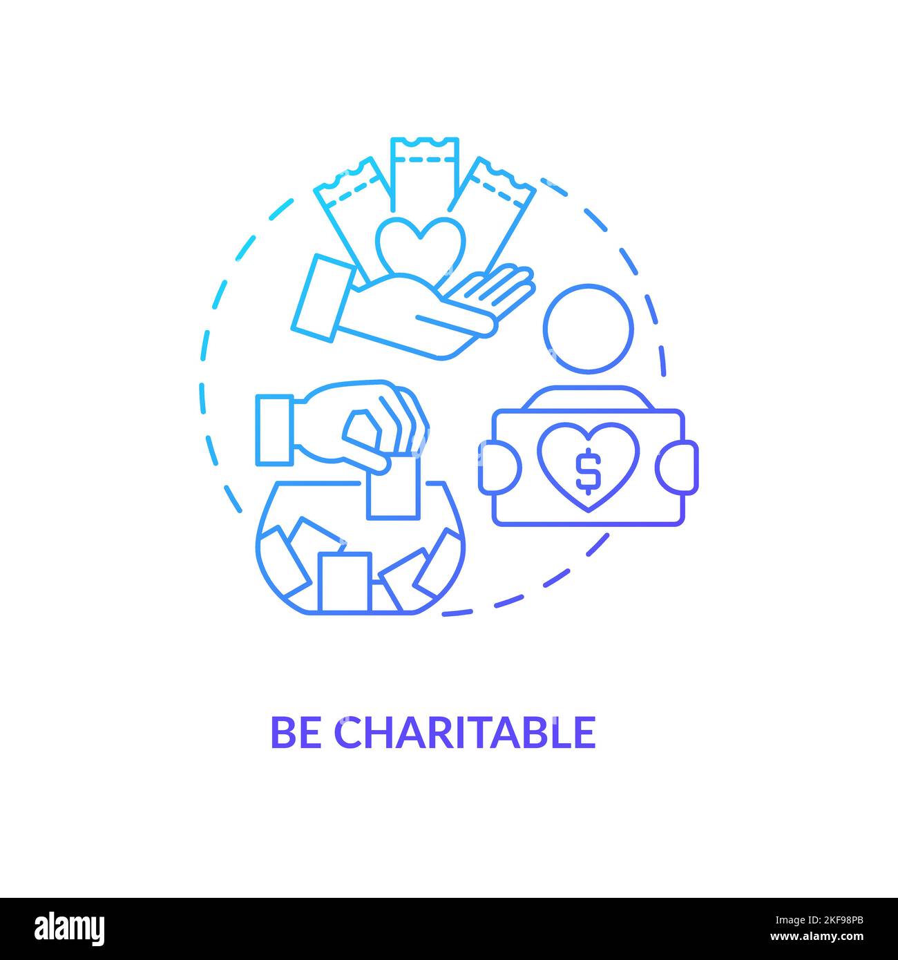 Use charitable involvement blue gradient concept icon Stock Vector ... Use charitable involvement blue gradient concept icon Stock Vector ...