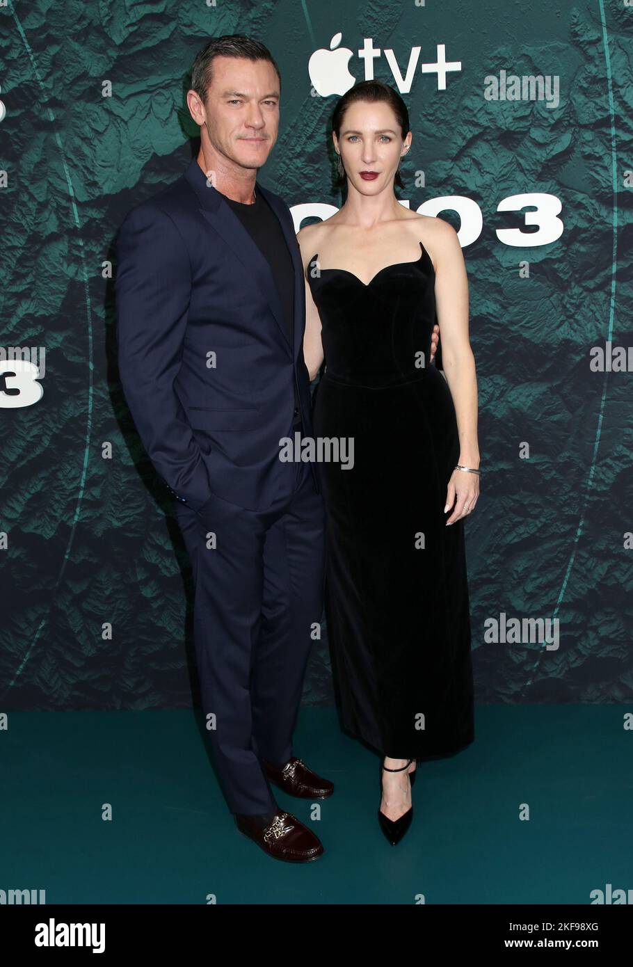 New York City, NY, November 16, 2022, Luke Evans and Jessica Ann ...