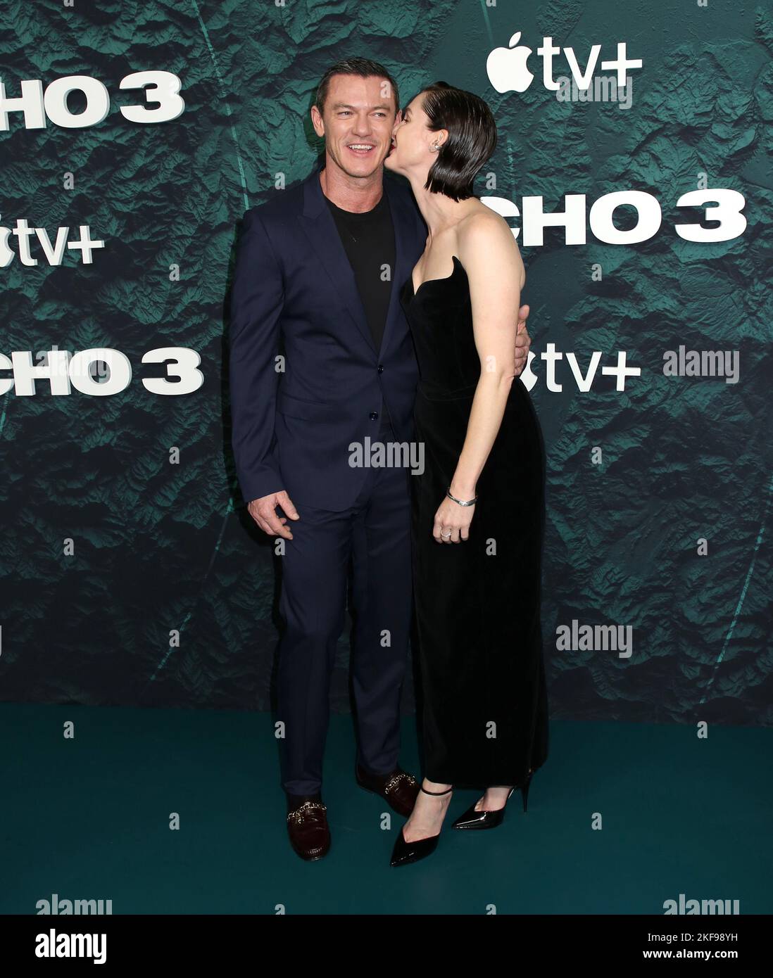 New York City, NY, November 16, 2022, Luke Evans and Jessica Ann ...