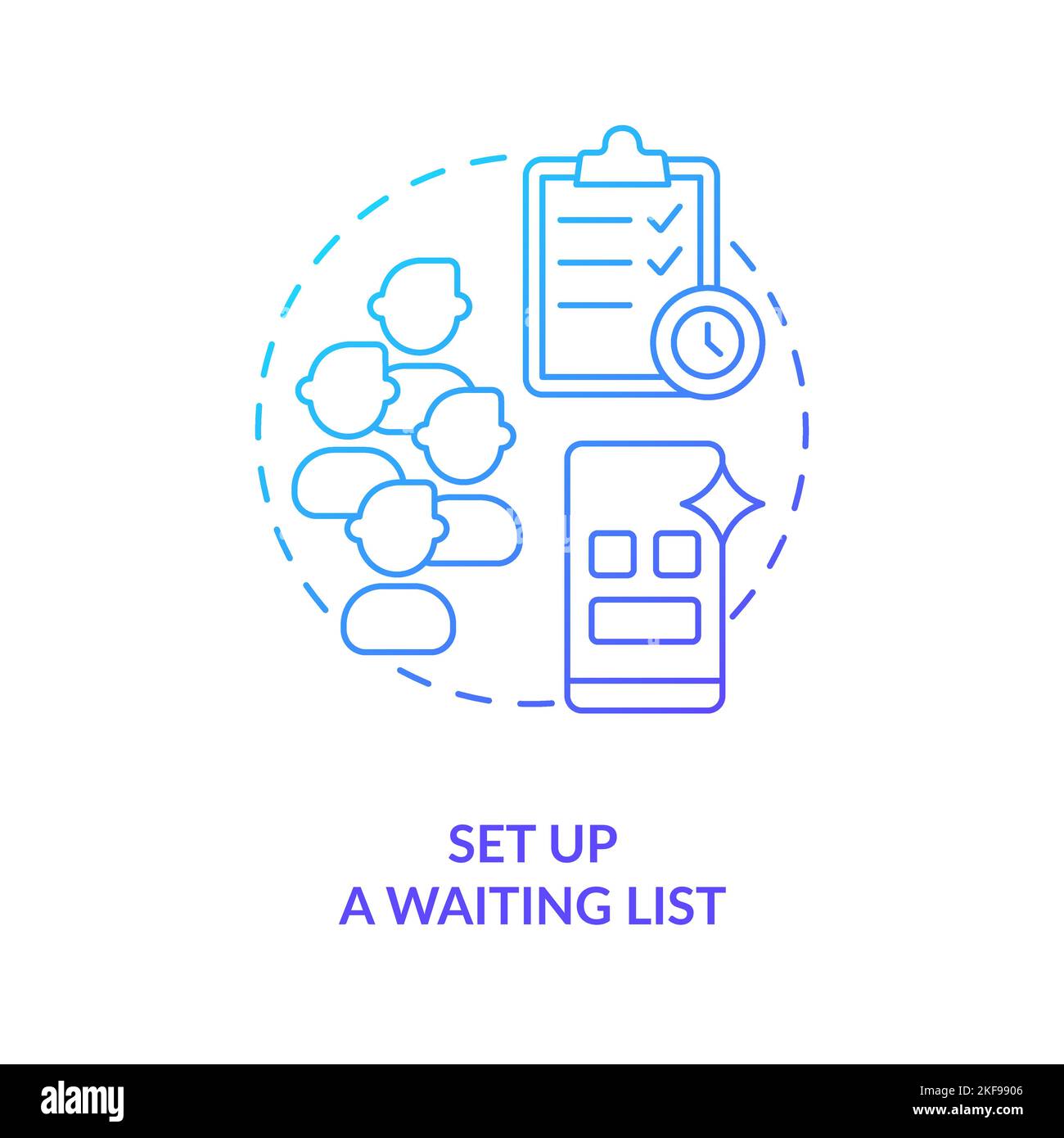 Waiting list Cut Out Stock Images & Pictures - Alamy