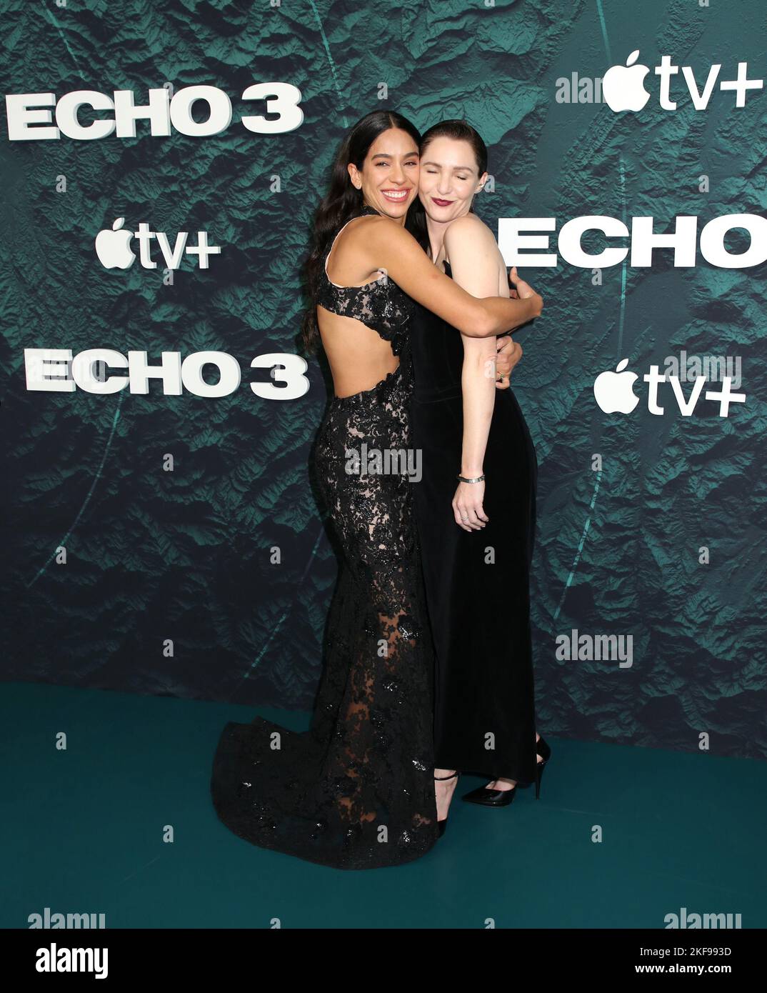 New York City Ny November 16 2022 Maria Del Rosario And Jessica Ann Collins Attending Apple