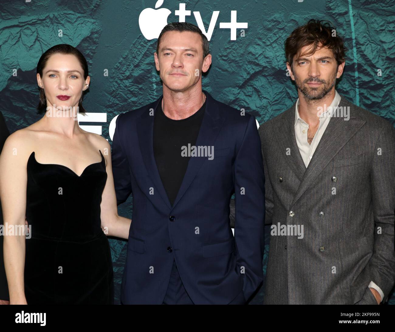 New York City, NY, November 16, 2022, Jessica Ann Collins, Luke Evans ...