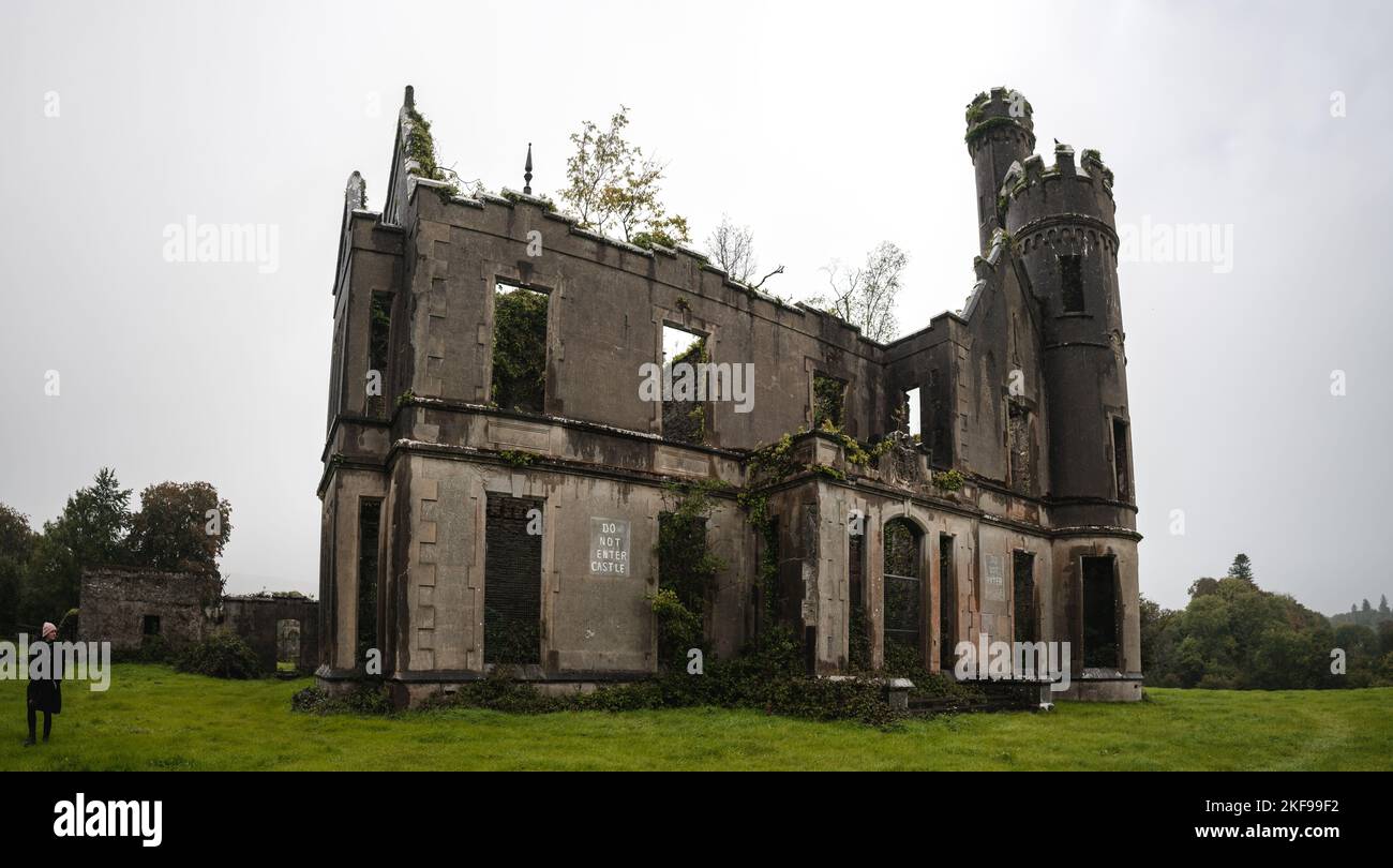 Ardtully House, Kenmare, County Kerry Ireland It was burnt in 1921 ...