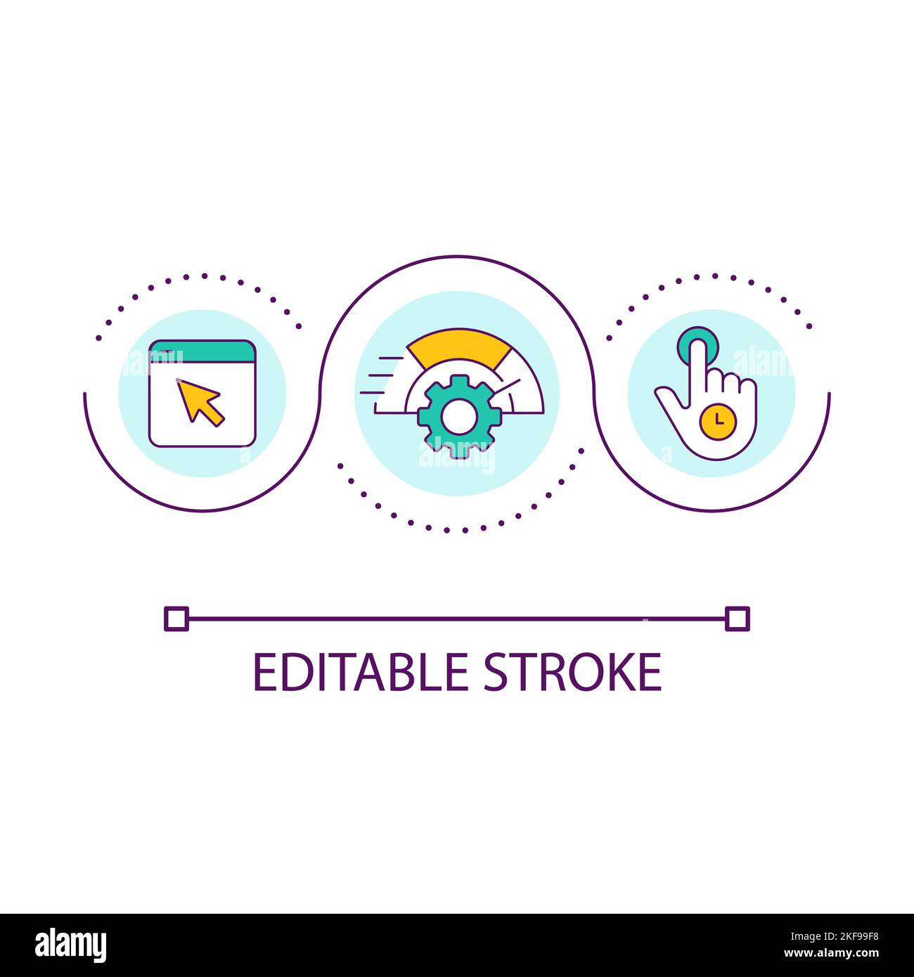 First input delay loop concept icon Stock Vector Image & Art - Alamy First input delay loop concept icon Stock Vector Image & Art - Alamy