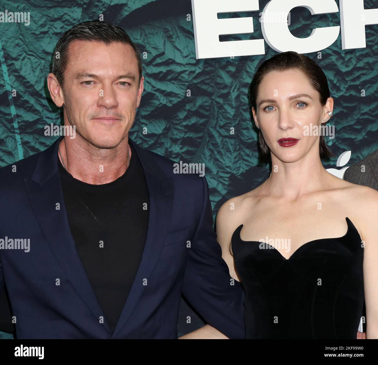 New York City, NY, November 16, 2022, Luke Evans and Jessica Ann ...