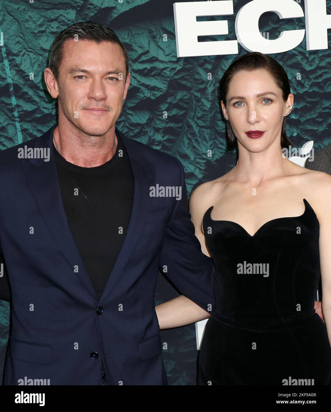 New York City, NY, November 16, 2022, Luke Evans and Jessica Ann ...