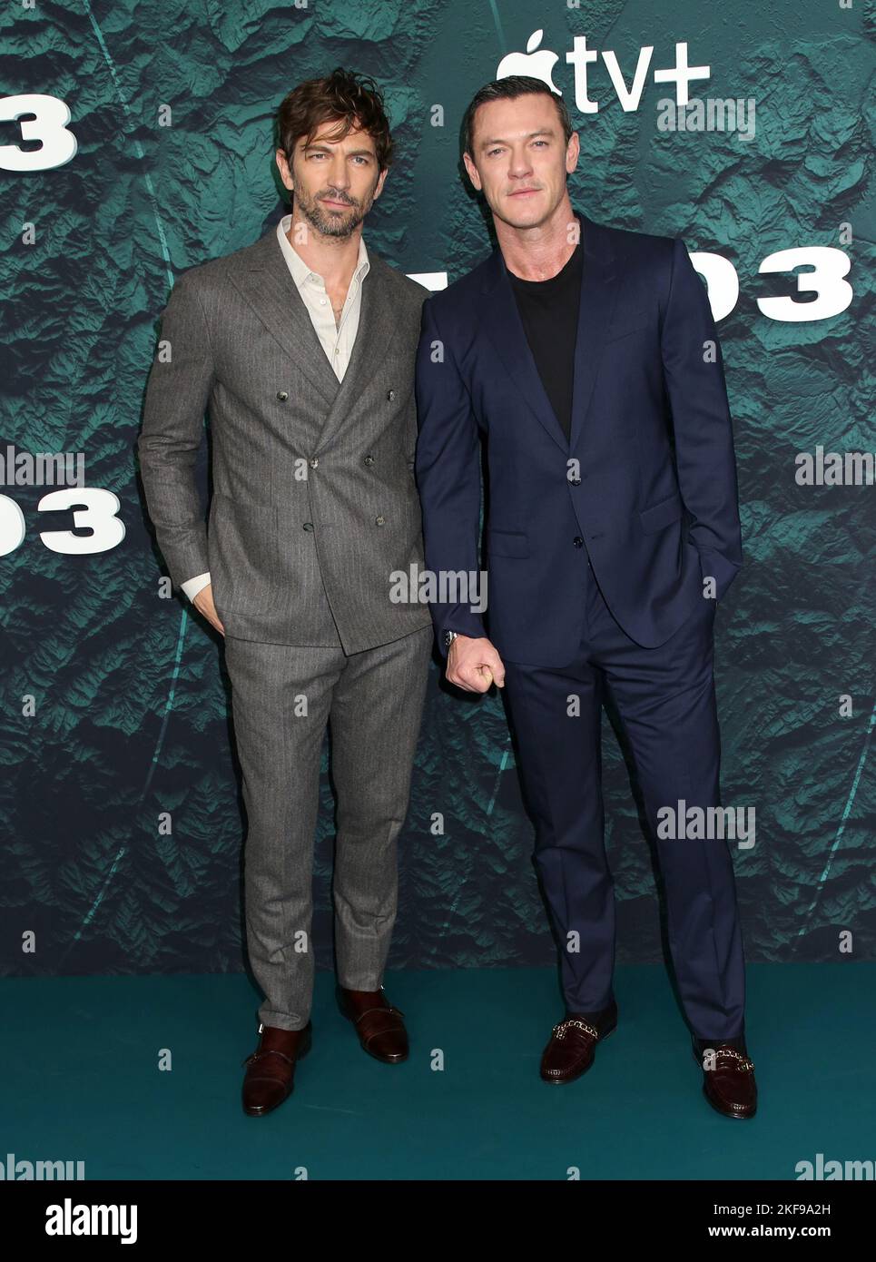 New York City, NY, November 16, 2022, Michiel Huisman and Luke Evans ...