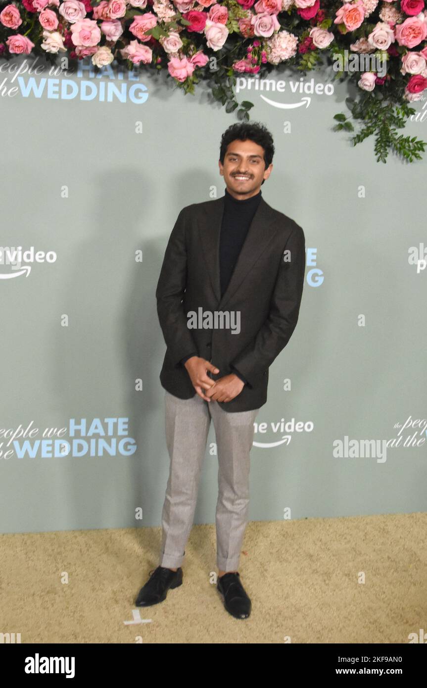 Los Angeles, California, USA 16th November 2022 Actor Karan Soni ...