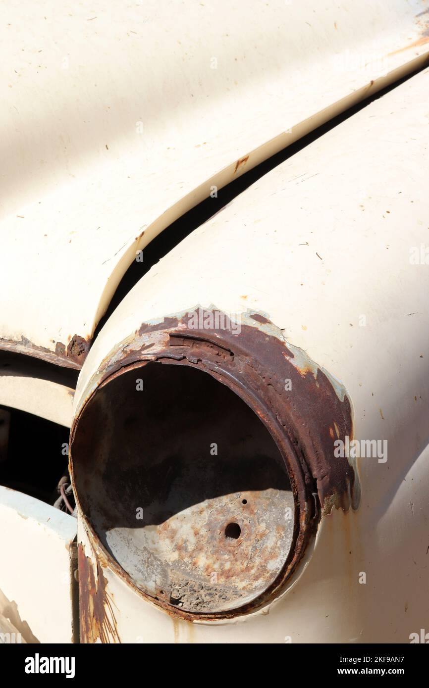 antique car abandoned to rot Stock Photo - Alamy