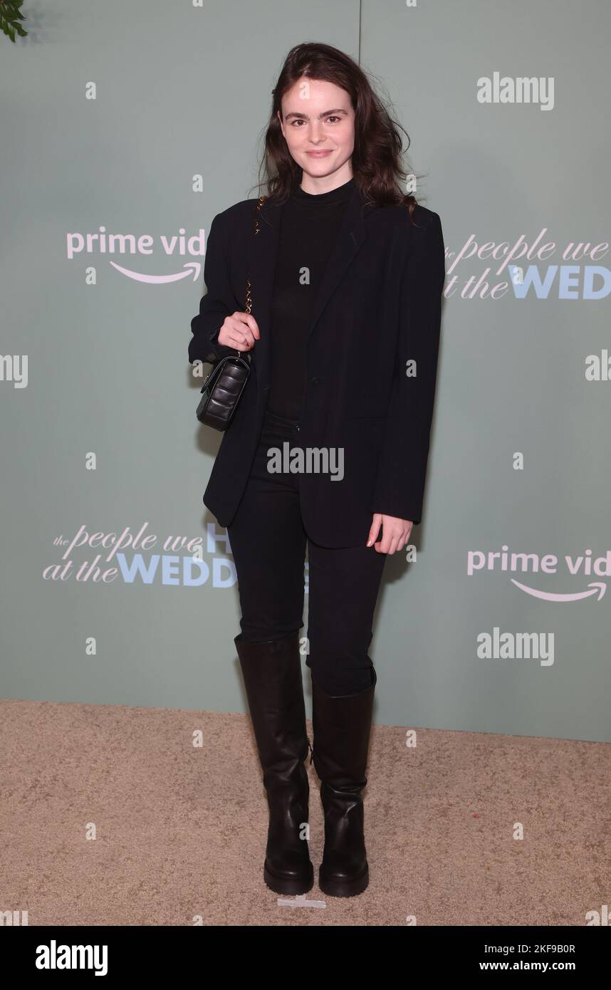 16 November 2022 -Los Angeles, California - Micaela Wittman. The People ...