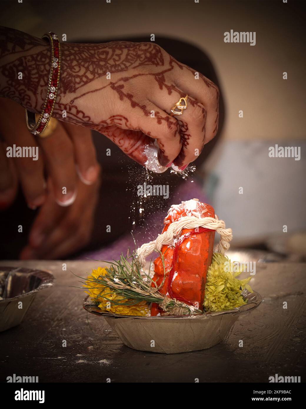 The interesting Indian traditional ritual Stock Photo - Alamy