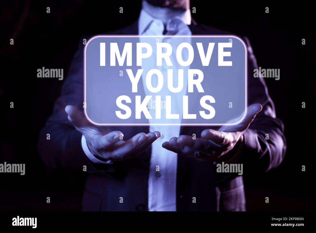 Text showing inspiration Improve Your Skills. Business overview Learn ...