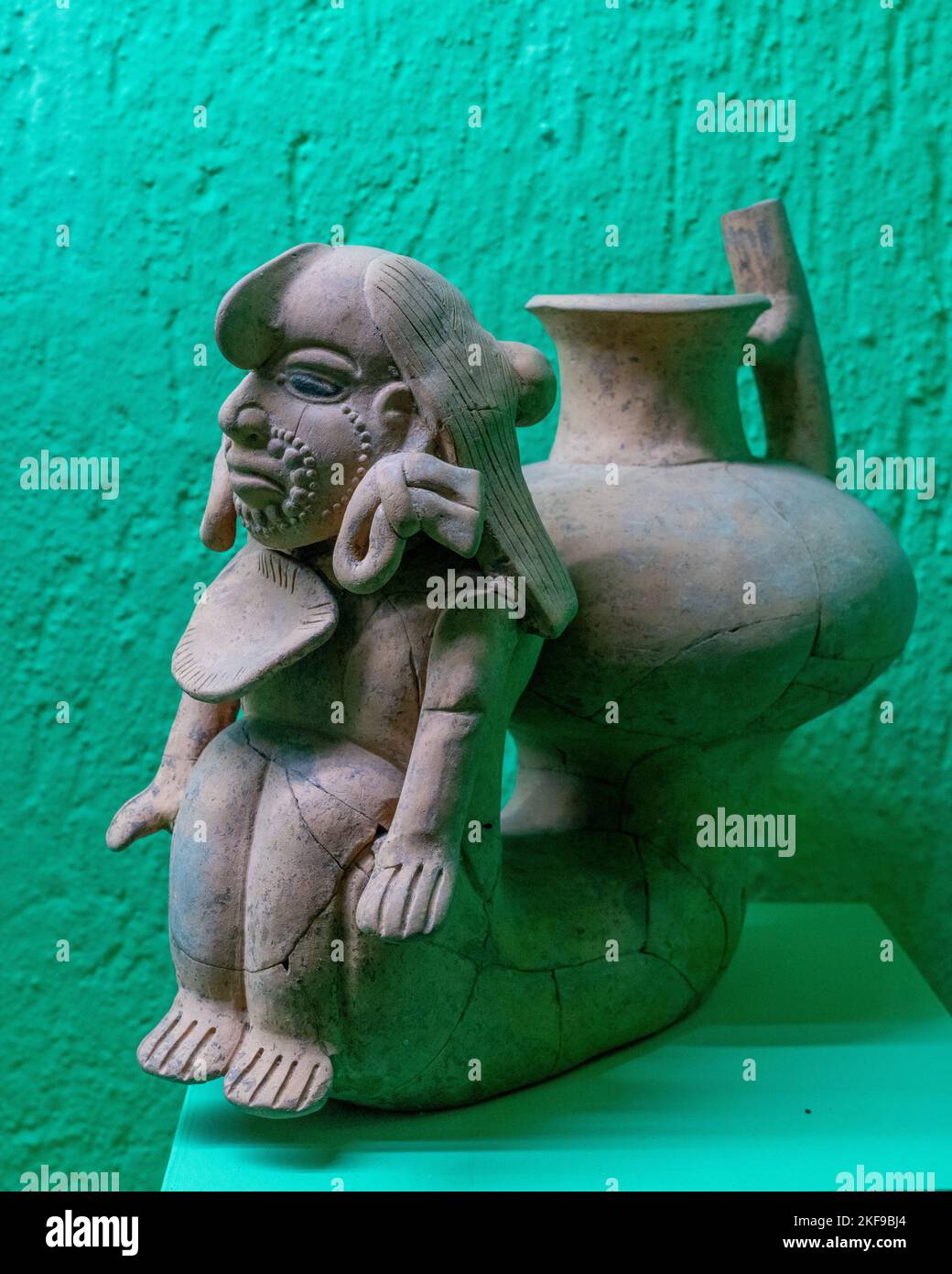 A whistling vase from Campeche. Rufino Tamayo Museum of Pre-Hispanic ...