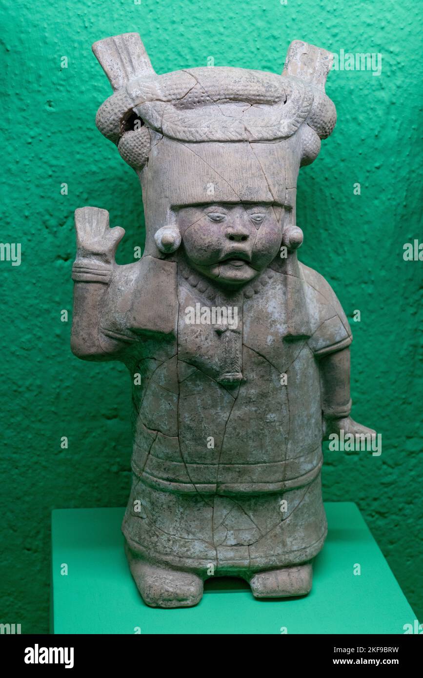 A ceramic figure in the 'sonriente' style. Rufino Tamayo Museum of Pre ...