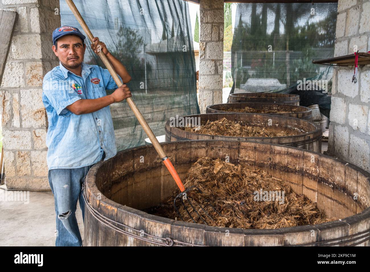Crushed agave fermenting hi-res stock photography and images - Alamy