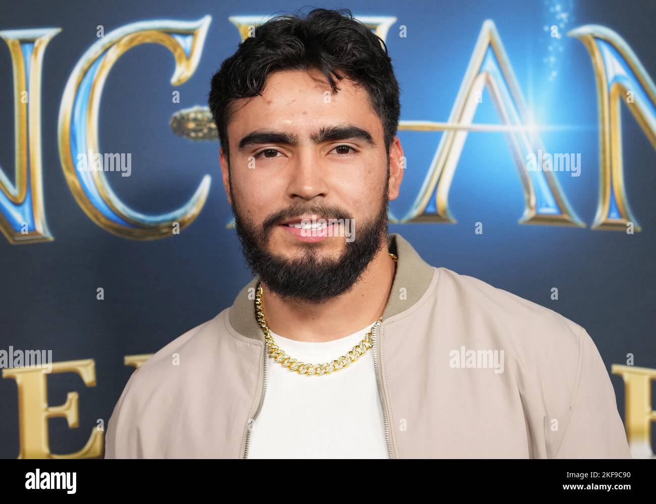 Agustin Flores arrives at the Disney's DISENCHANTED Premiere held at ...
