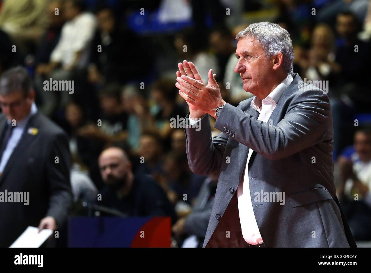 Belgrade, Serbia, 14th November 2022. Head Coach Svetislav Pesic of ...