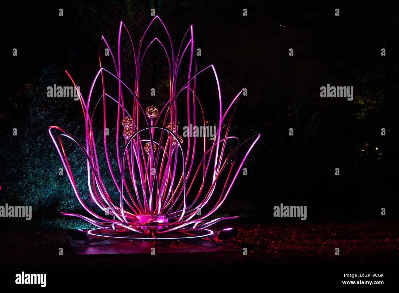 New York, New York, USA. 16th Nov, 2022. Bloom installation by TILT as ...