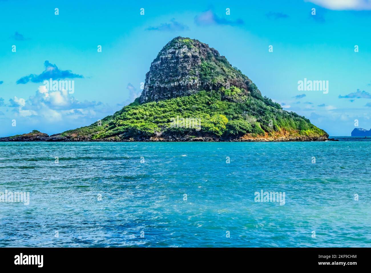 Colorful Climbing Chinaman's Hat Mokolil Island Kaneohe Bay Kualoa ...