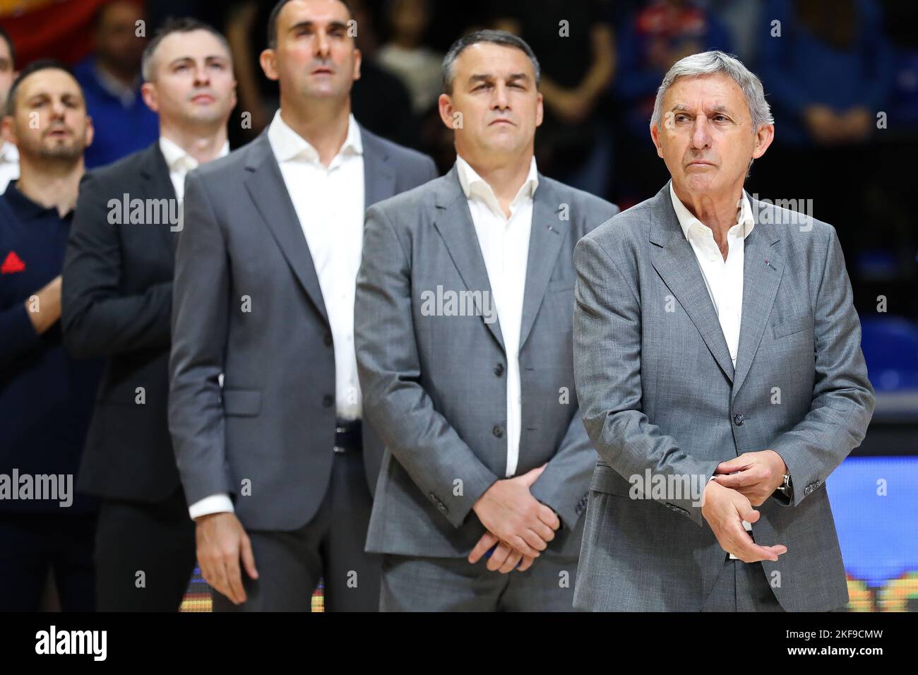 Belgrade, Serbia, 14th November 2022. Head Coach Svetislav Pesic of ...