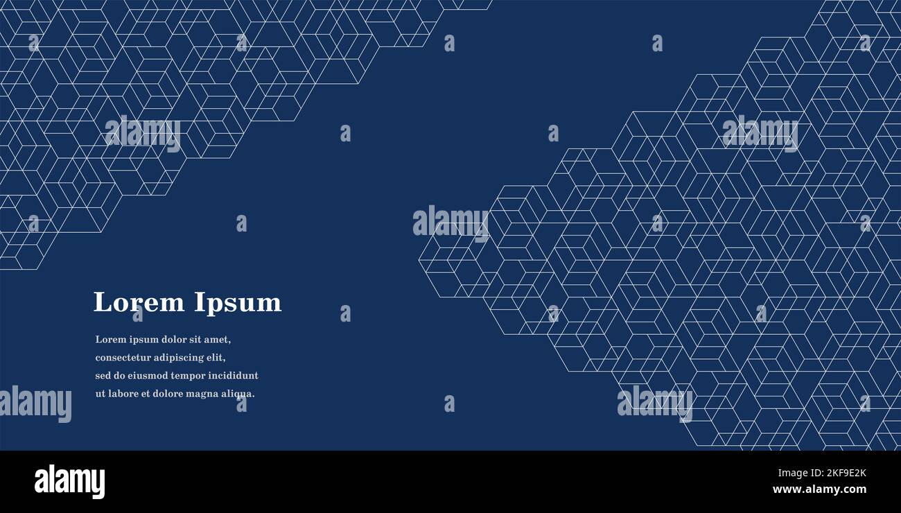 abstract navy white hexagon, geometric texture background, polygon ...