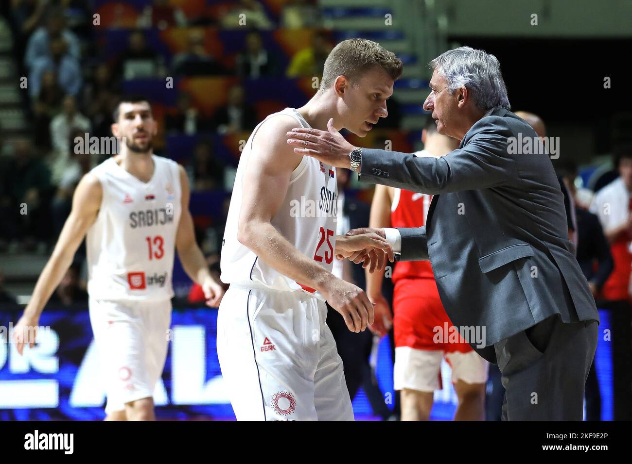 Belgrade, Serbia, 14th November 2022. Head Coach Svetislav Pesic of ...