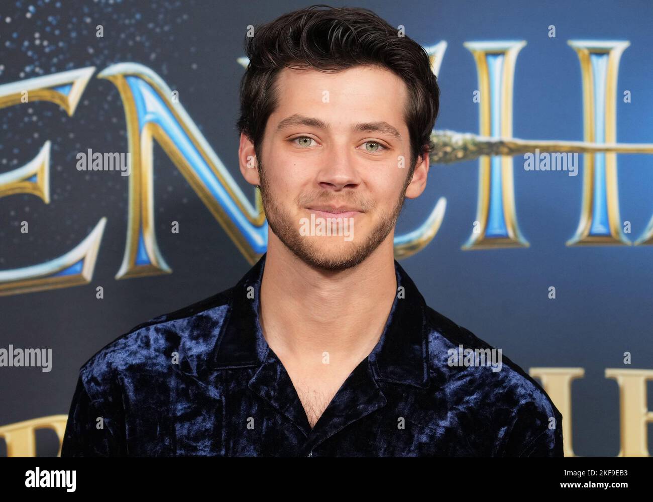 Matt Cornett arrives at the Disney's DISENCHANTED Premiere held at the ...