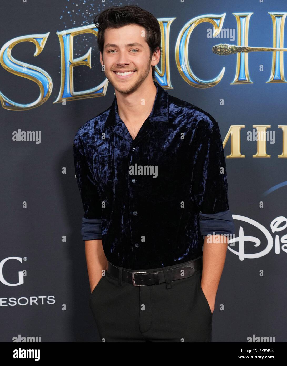 Matt Cornett arrives at the Disney's DISENCHANTED Premiere held at the ...