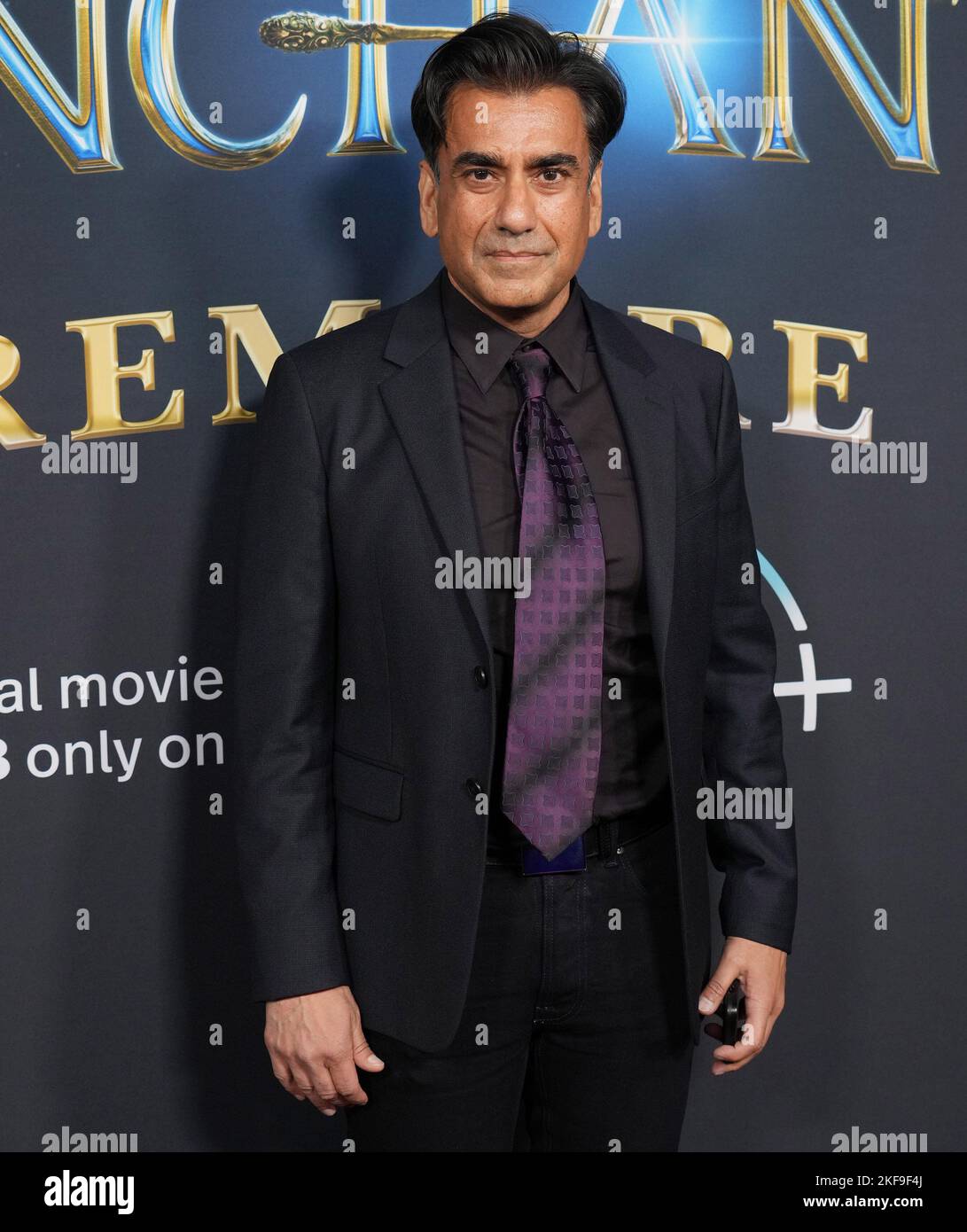Sunil Perkash arrives at the Disney's DISENCHANTED Premiere held at the ...