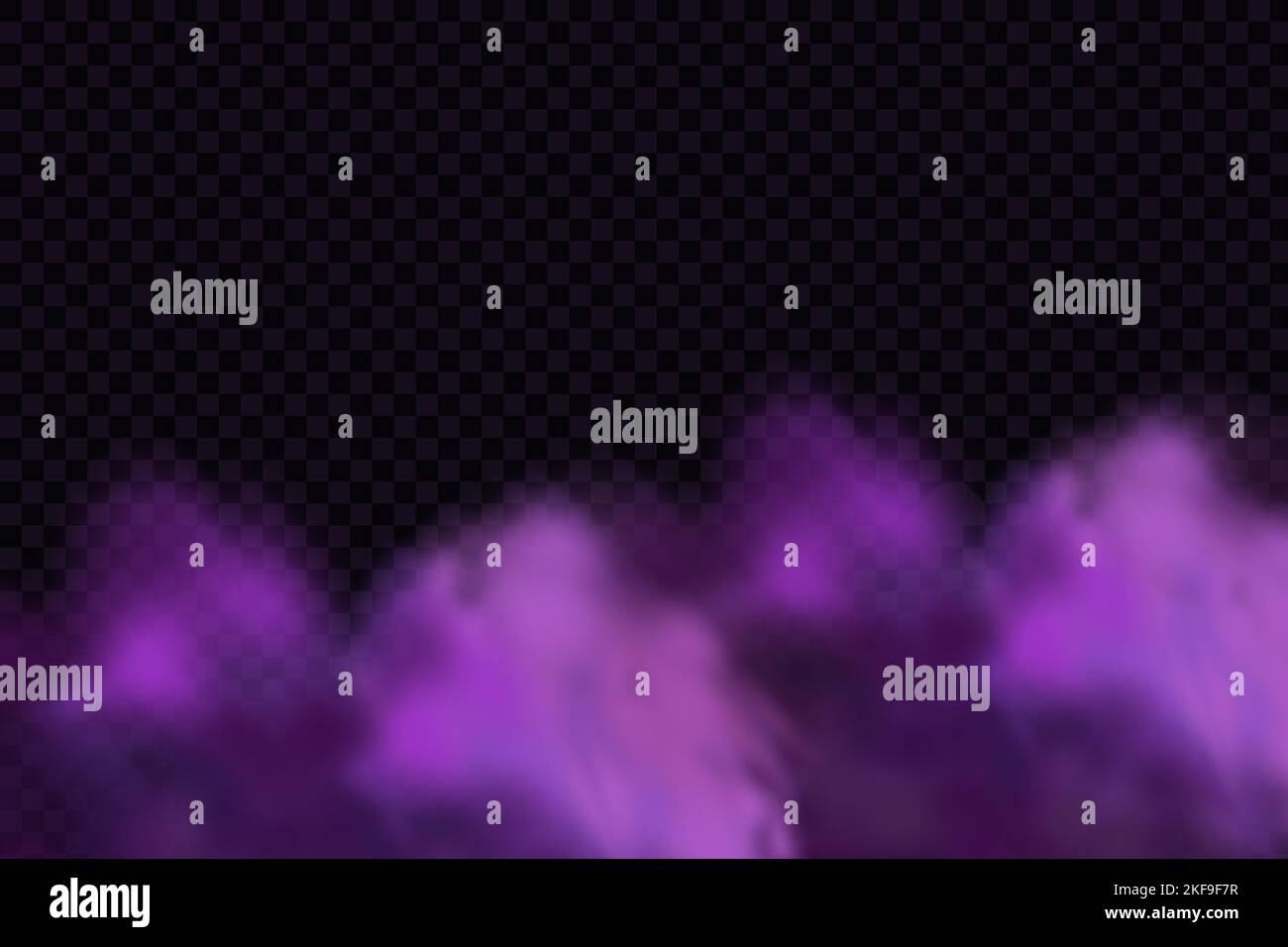 Purple flows poisonous gas, dust and smoke effect.Realistic scary ...