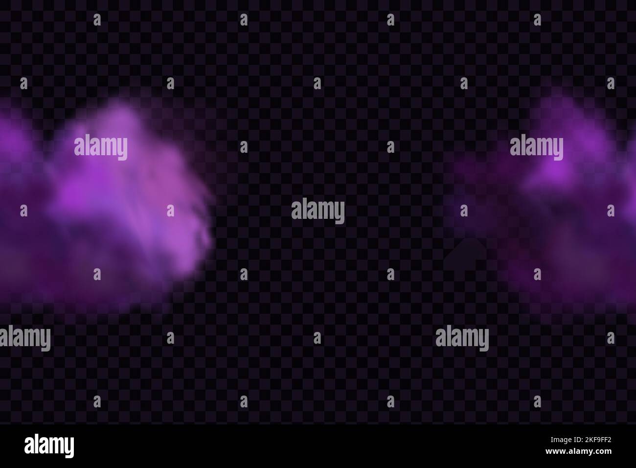 Purple flows poisonous gas, dust and smoke effect.Realistic scary ...
