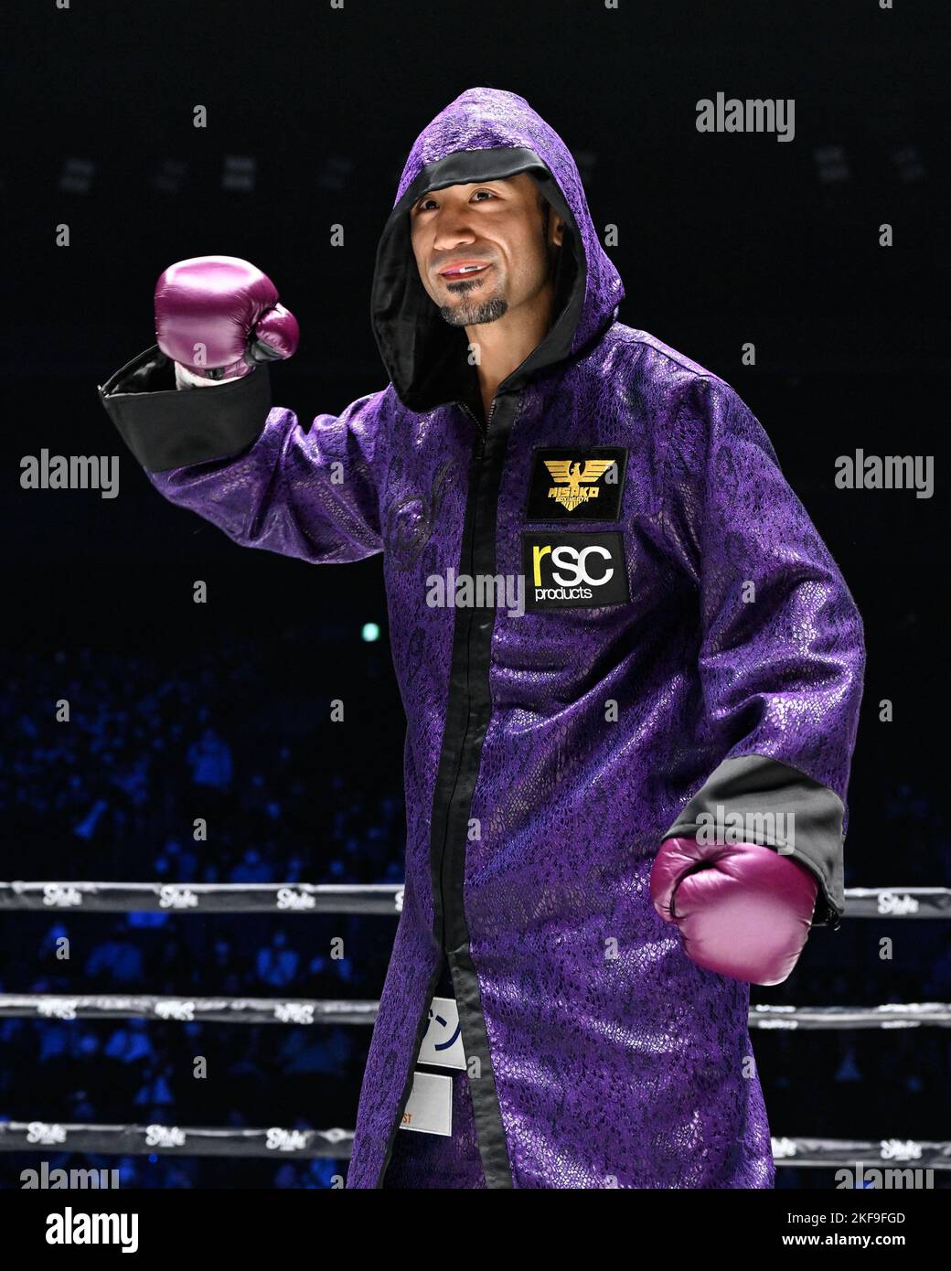 Saitama, Japan. 1st Nov, 2022. Champion Shuichiro Yoshino before the ...