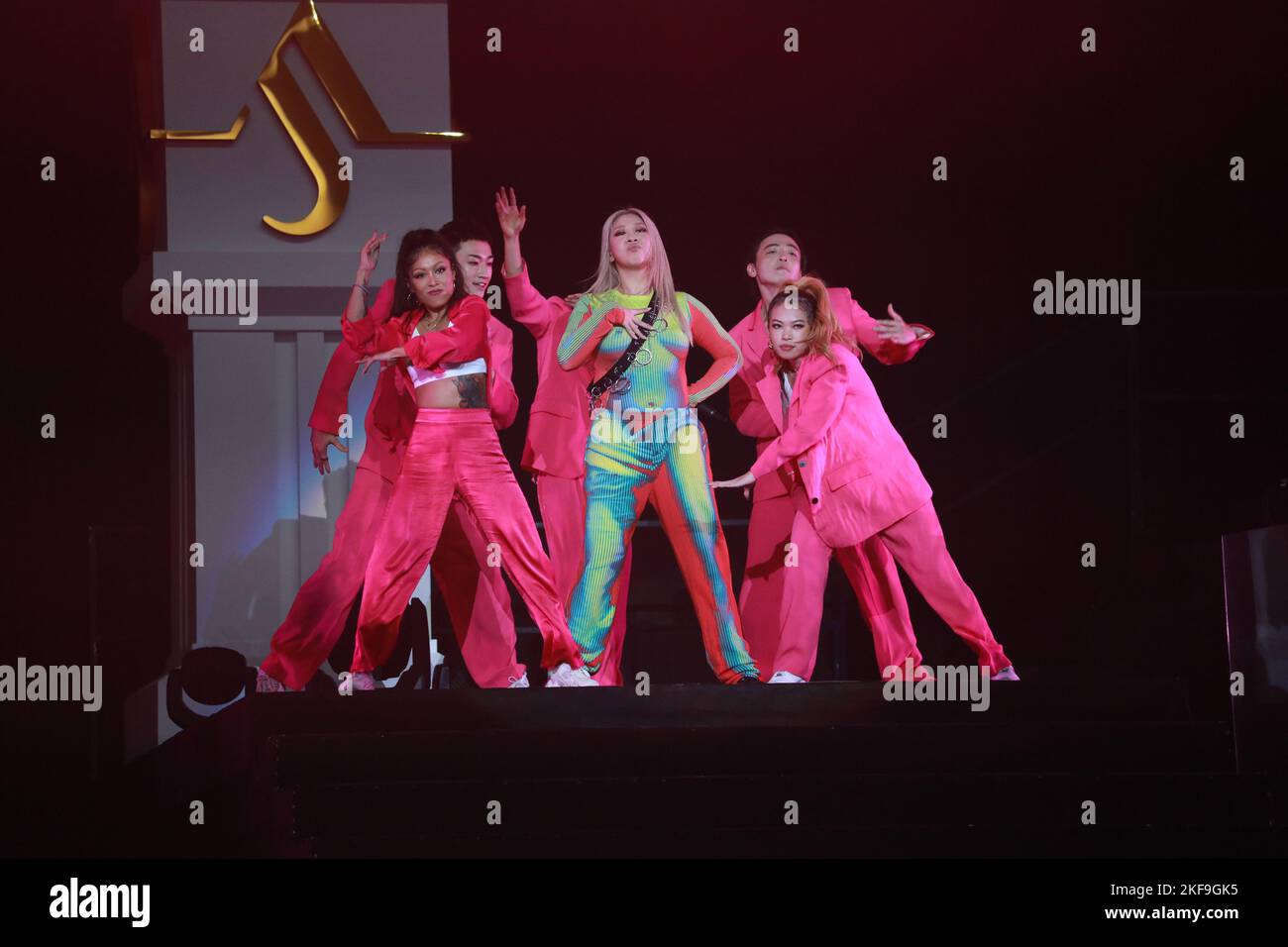 Hong Kong Canadian singer and actress Joyce Cheng held a live concert ...