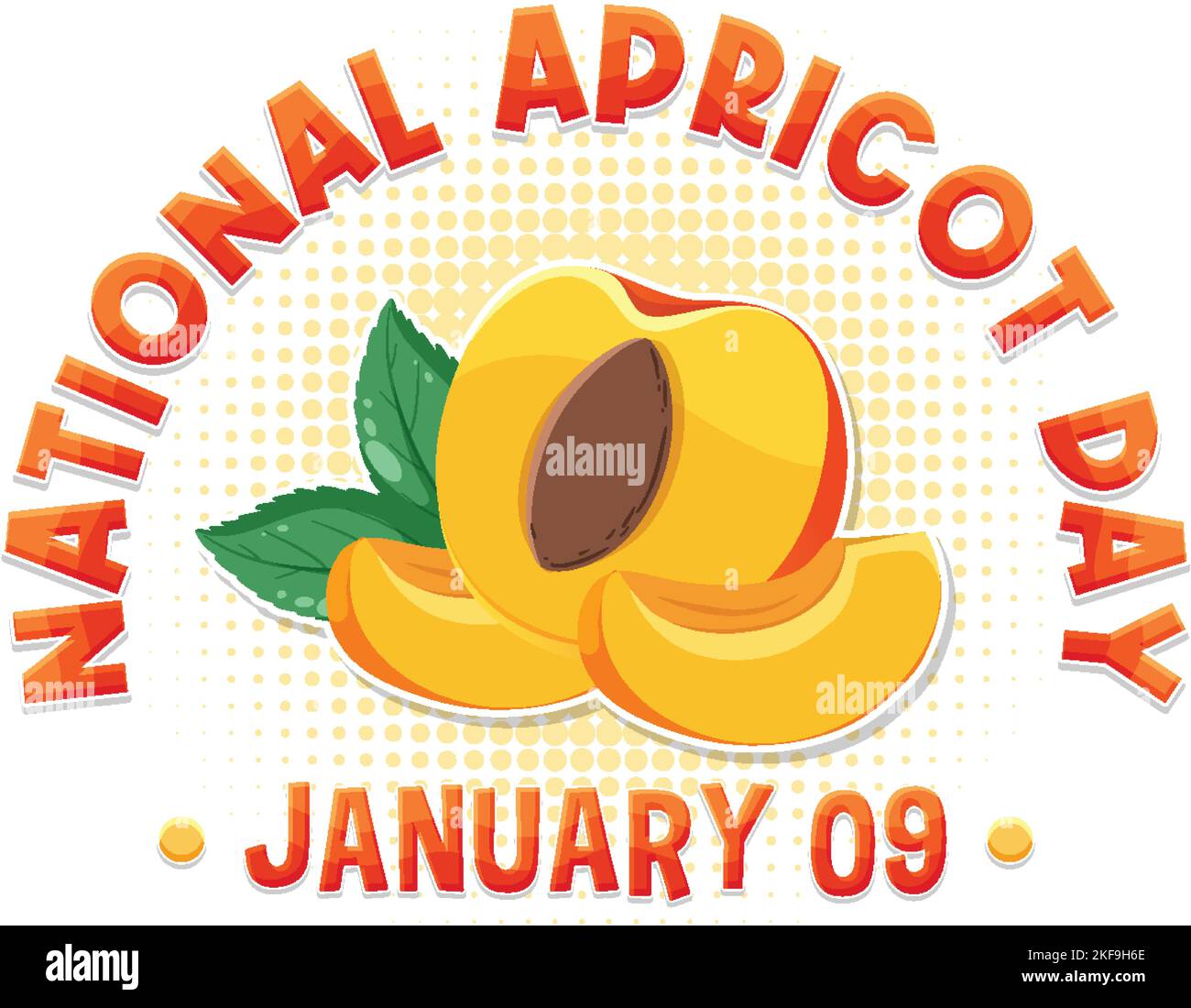 National apricot day icon illustration Stock Vector Image & Art - Alamy