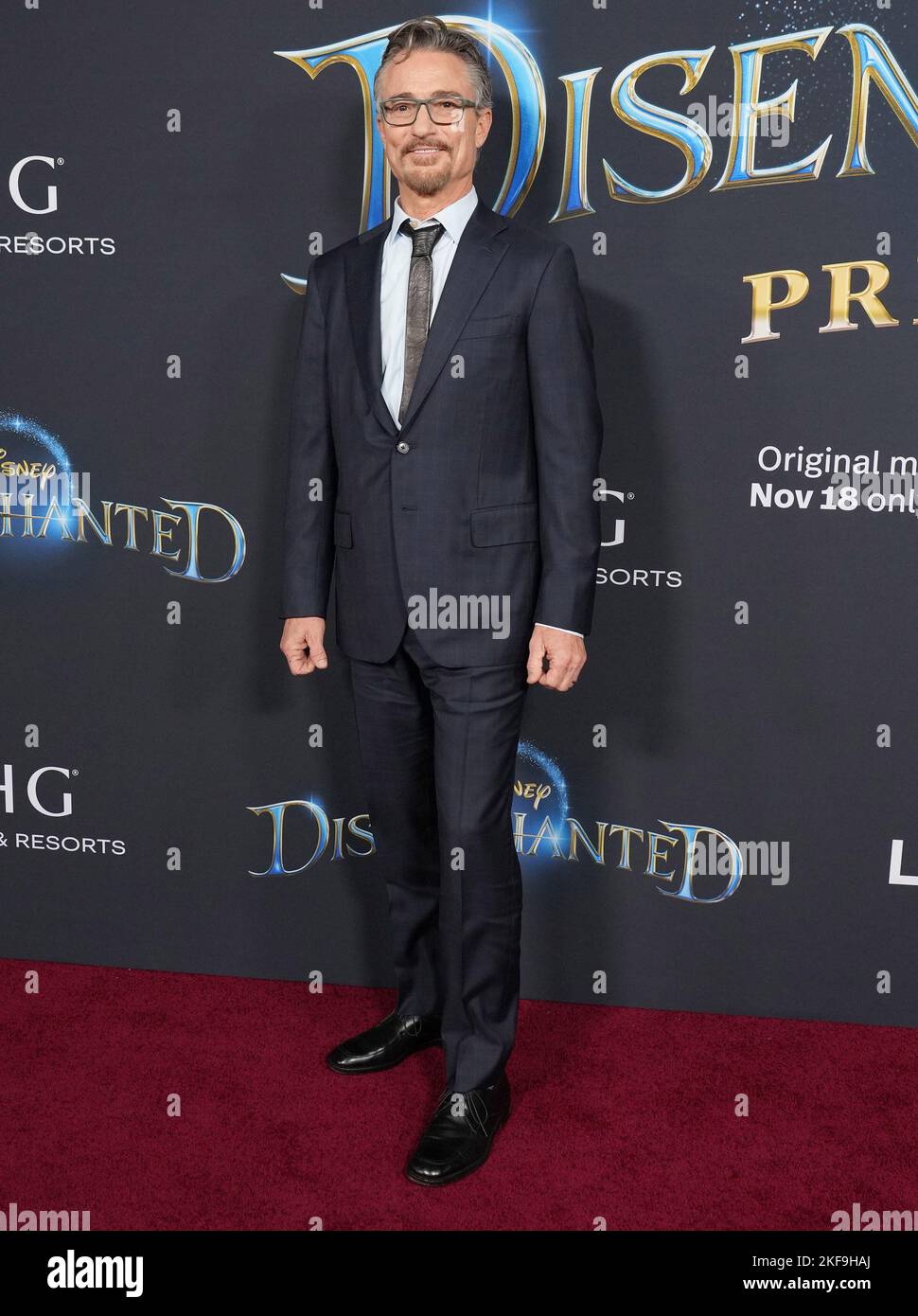 Barry Josephson arrives at the Disney's DISENCHANTED Premiere held at ...