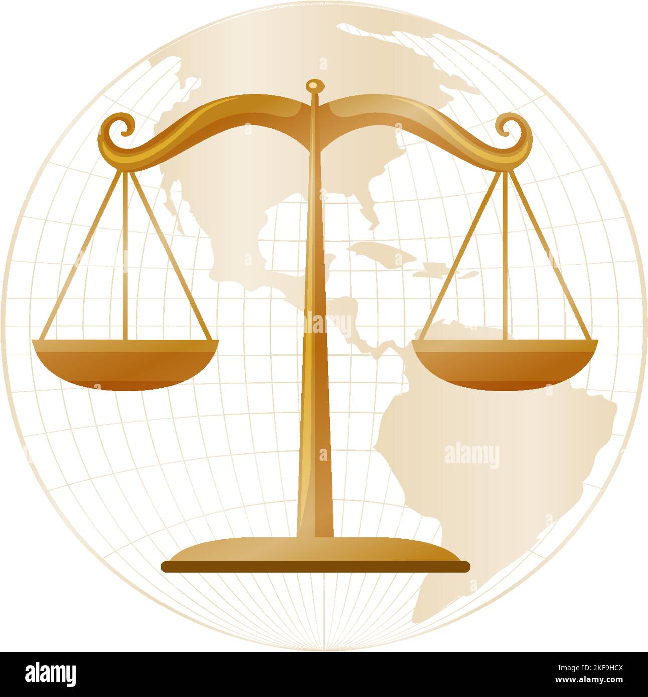 Scales justice vector eps Cut Out Stock Images & Pictures - Alamy