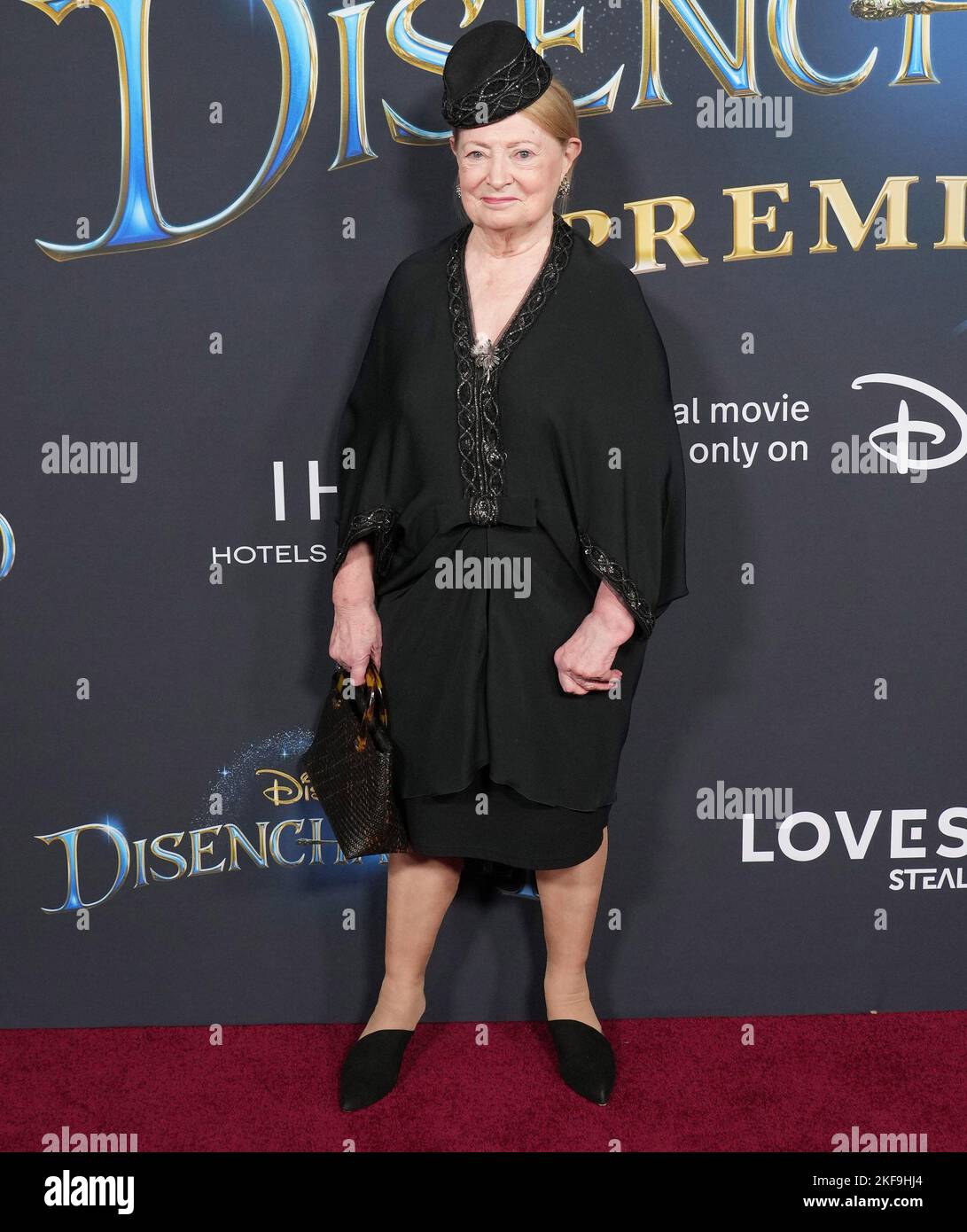 Joan Bergin arrives at the Disney's DISENCHANTED Premiere held at the ...