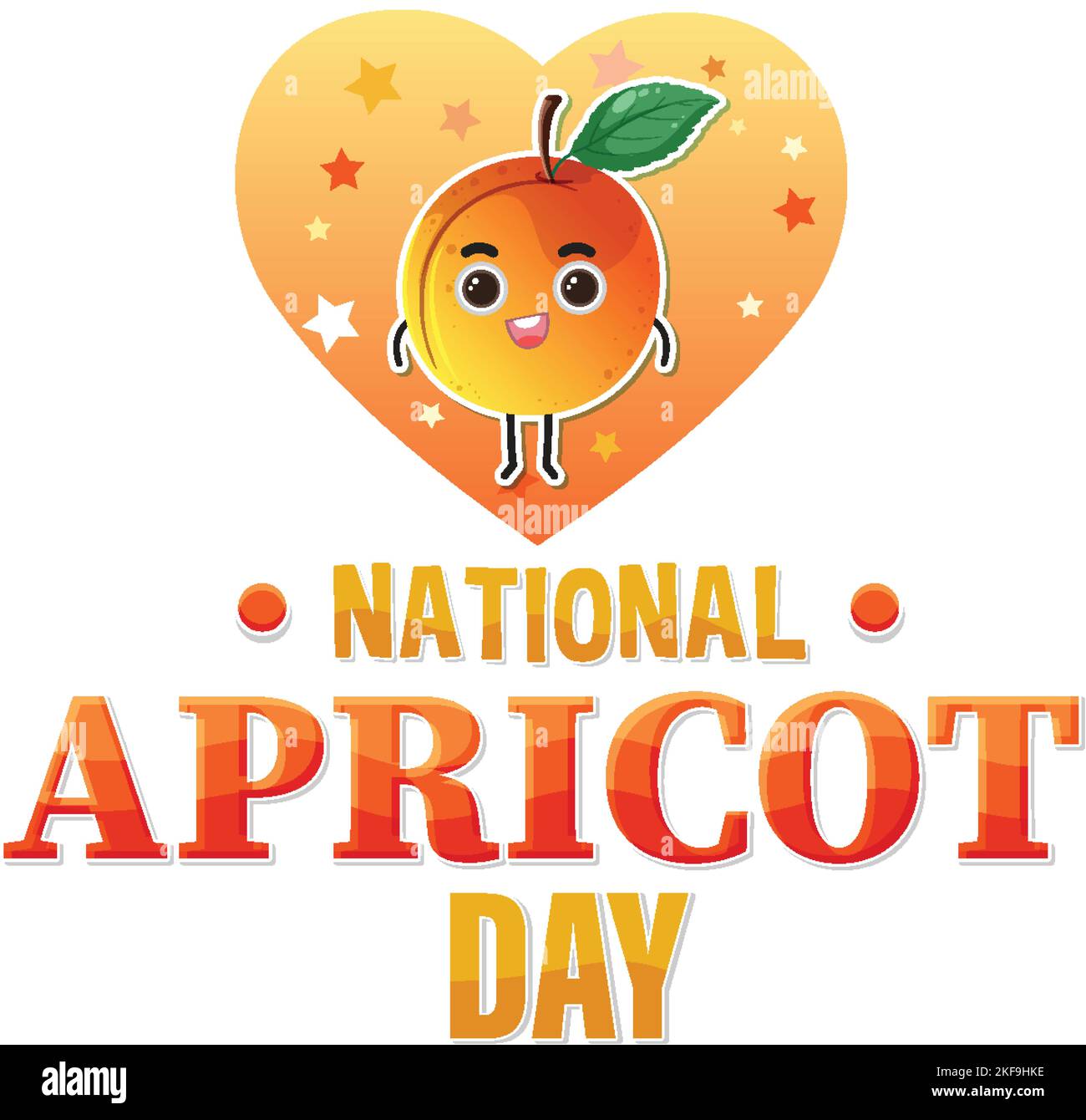 National apricot day icon illustration Stock Vector Image & Art - Alamy