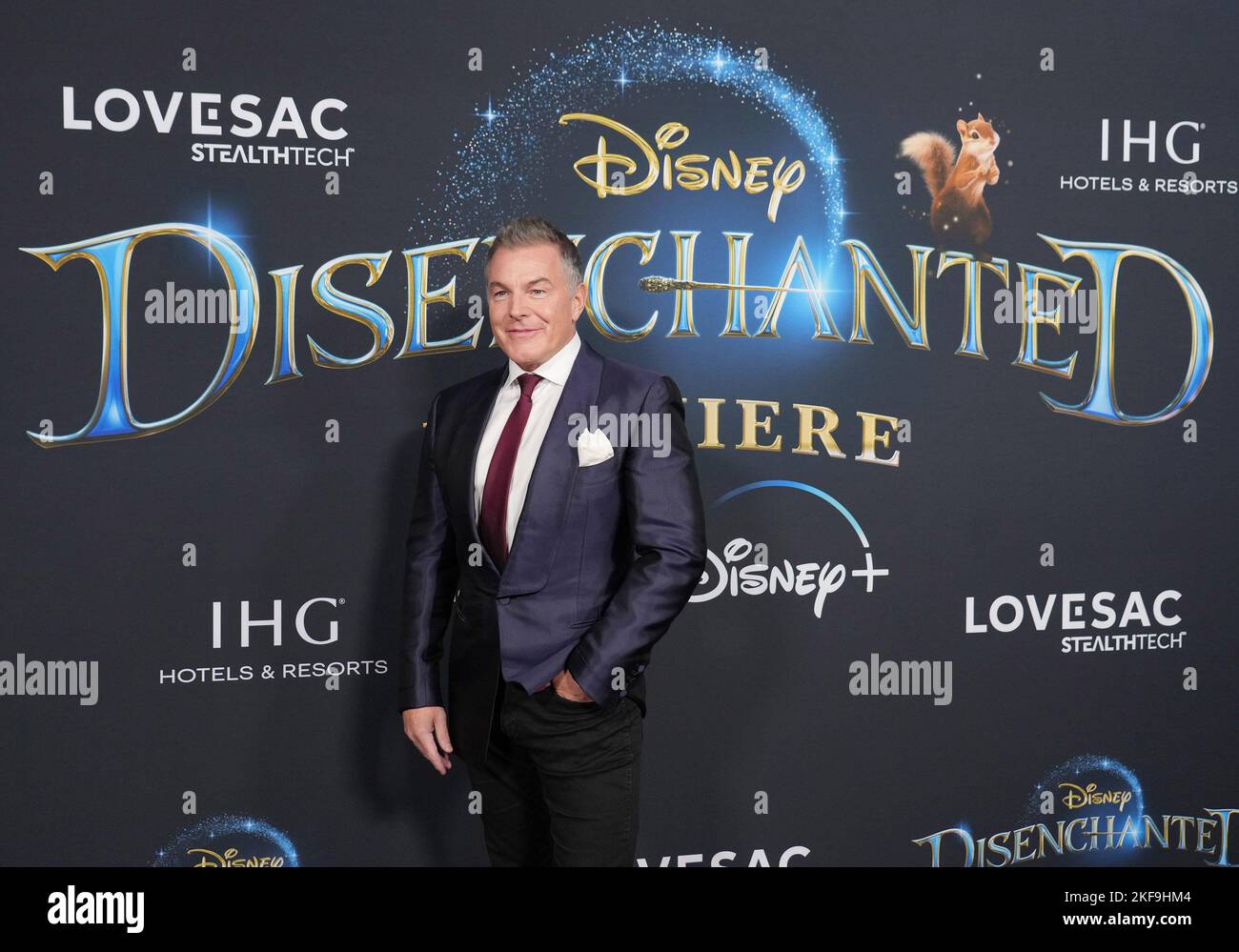 Los Angeles, USA. 16th Nov, 2022. Matt Sullivan arrives at the Disney's ...