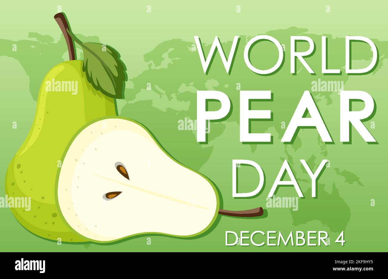 World Pear Day Poster Design illustration Stock Vector Image & Art - Alamy
