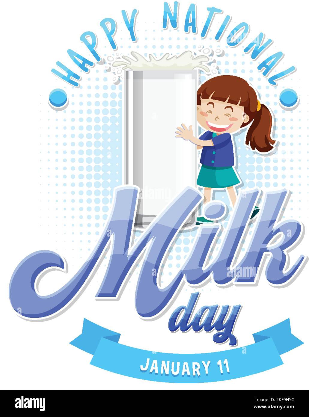 National Milk Day Banner Design illustration Stock Vector Image & Art ...