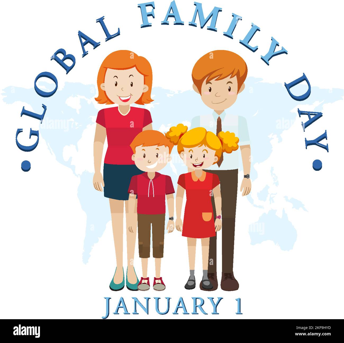 Global family day logo design illustration Stock Vector Image & Art - Alamy